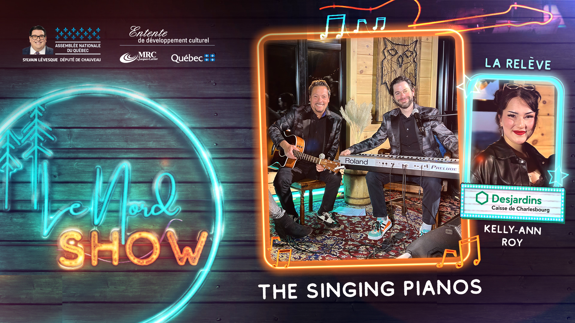 The Singing Pianos et Kelly-Ann Roy | Le Nord Show | CCAP.Tv