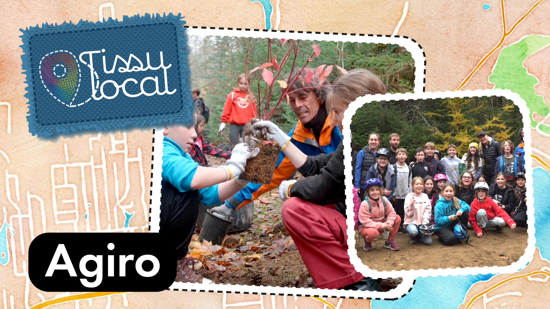 Plantations d'arbres avec Agiro | Tissu local | CCAP.Tv